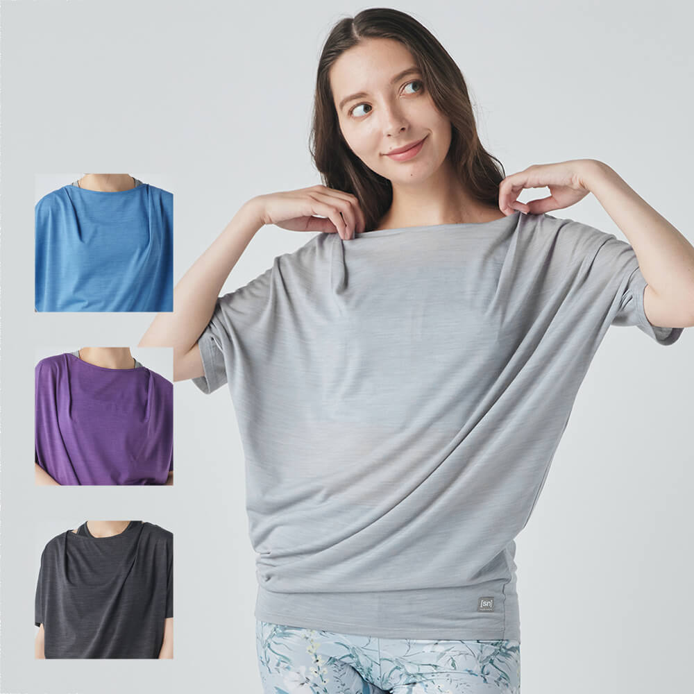 【SN.スーパーナチュラル】JPヨガルーズT トップス 東京ヨガウェア